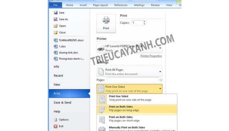 Cách In 2 Mặt Trong Word - Excel - PDF Đơn Giản Bạn Cần Biết